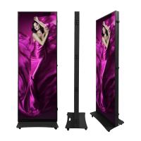 China P2 Tri Fold Poster Led display Foldable led Screen Double Sided led dispaly for sale