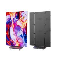 China P2.5 Tri Fold Poster Led display Foldable led Screen Double Sided led dispaly for sale