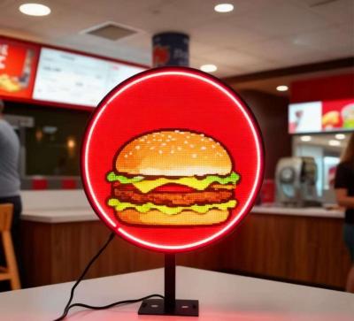 China Round LED Screen 600mm Diameters Outdoor Circular Led Display Screen for sale