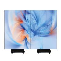 China Full Color Indoor led display Tri Fold Foldable LED Poster Screen Display for sale