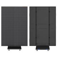 China Full Color Indoor led display Tri Fold Foldable LED Poster Screen Display for sale