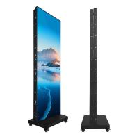 China Indoor Digital Billboard Advertising Display Screen Folding LED Poster Screen for sale