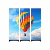 China Double Sided Led Poster/Led Advertising Digital P2.5 Folding Foldable Led Screen Display for sale