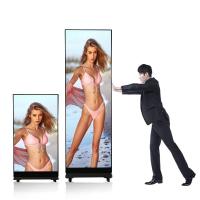 China P1.8 Indoor Digital Signage LED Poster Folding LED Screens Banner Video Wall Advertising LED Display for sale