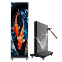China Foldable LED Poster Display Screen/ Portable LED Poster Advertising Display Screen for sale