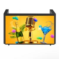 China LED DJ BOOTH,Six Folding Tavolo Dj Table Facade Led Display Screen for sale
