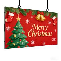 China Indoor Full-color LED Double-sided Screen for Shopping Malls for sale