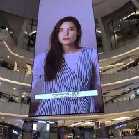 China Double-Sided Hanging LED Digital Signage for Shopping Mall Indoor Advertising for sale