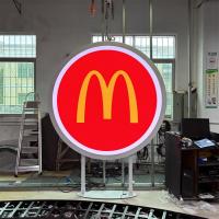 China P3 Round Screen Double Sided Circular Led Display for sale