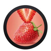 China P3 Round Screen Double Sided Circular Led Display for sale