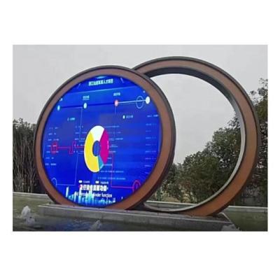 China Round LED Display with Edging Circle Display for sale