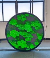 China 2m Diameter Circular Led Display Screen Side Round Led Display for Outdoor Advertising for sale