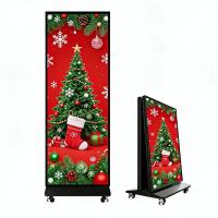 China Indoor LED Poster Display P1.86 640x1920mm Digital Advertising LED Screen for shopping mall for sale