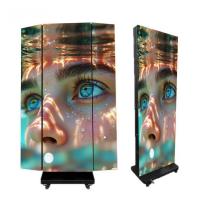 China 163inch Ultra-slim Portable Double Sided Digital LED Poster Display Screen for sale