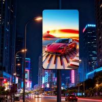 China Outdoor Street Light Pole LED Display for sale