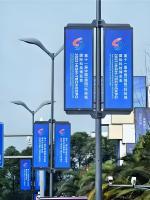 China Outdoor Street Light Pole LED Display for sale