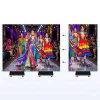 China Tri Fold Poster Led display Foldable led Screen Double Sided led dispaly for sale