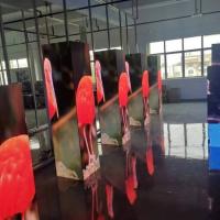 China Indoor Square Pillar LED Screen 90-degree Column Body Shape Led Display Upright Posts LED Display Screen for sale