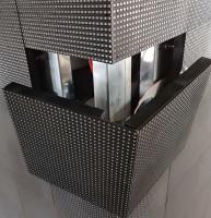 China Indoor Square Pillar LED Screen 90-degree Column Body Shape Led Display Upright Posts LED Display Screen for sale