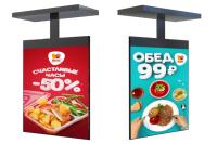 China Ultra Thin Double Sided LED Display–Indoor Dual Face Digital Signage Screen with Front Maintenance for sale