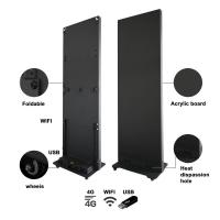 China Dual-Sided Foldable LED Poster/Standing LED Advertising Screen for sale