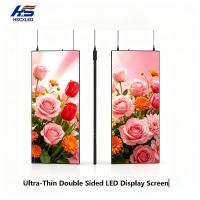 China HSCXLED Fine Pixel Pitch 7680Hz Double Side Led Display Indoor Cabinet GOB P1.95 Led Display Indoor Led Screen 500x500mm Panel for sale