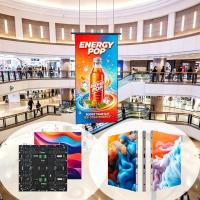 China HSCXLED Ultra Slim LED display P1.53 P1.95 P2.6 P2.97 P3.1 Indoor Led Screen Video Wall Display for Shopping Mall Retail Store for sale