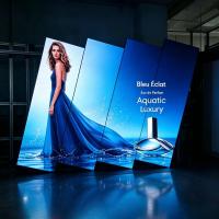 China HSCXLED Indoor Hot Sale P1.5 Double Side Hanging Digital Signage High Brightness Window Shop Double-sided LED Ultra Thin Display for sale