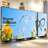 China HSCXLED Foldable P2.5 GOB Poster LED Screen Stand LED Display Double-sided Led Poster Screen for Shopping Mall for sale