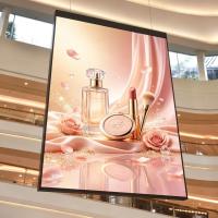 China HSCXLED Double Sided High Brightness Hanging Window Ultra-Thin LED Screen Retail Store Advertising Digital Signage LED display for sale