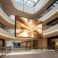 China HSCXLED Double Sided High Brightness Hanging Window Ultra-Thin LED Screen Retail Store Advertising Digital Signage LED display for sale
