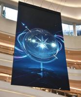 China HSCXLED Ultra-thin Double-sided led screen Hanging led display 3000-nit High-brightness Poster Display for sale