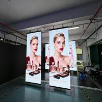 China HSCXLED Ultra-thin Dual-screen Shop Window Display LED Advertising Screen Double-sided Digital Signage led display for sale