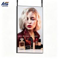 China HSCXLED Ultra-thin Dual-screen Shop Window Display LED Advertising Screen Double-sided Digital Signage led display for sale