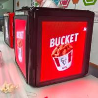 China Food Delivery Box LED Display for sale