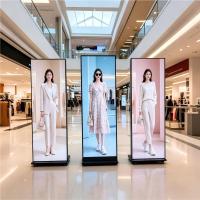 China Foldable LED Poster Display/Ultra-slim poster screen for sale