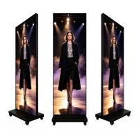China Foldable LED Poster Display/Ultra-slim poster screen for sale