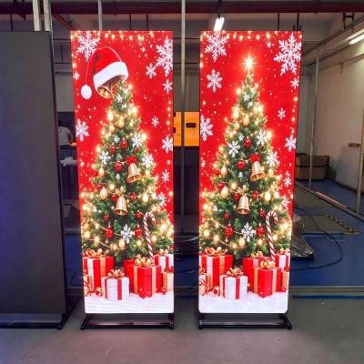 China New LED poster display/ultra light poster LED screen for sale
