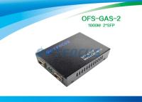 China SFP Dual Mode 2 Port Fiber Media Converter 10/100/1000M 256K Buffer for sale