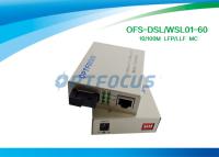 China 10 100M LFP Single Mode Fiber to RJ45 Media Converter LC SC 120km for sale