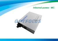 China Dual Mode Fiber Media Converter RJ45 10/100M Internal Power WDM MM SM 20-100KM for sale