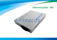 China Dual Mode Fiber Media Converter RJ45 10/100M Internal Power WDM MM SM 20-100KM for sale