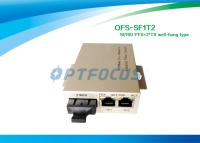 China OFS-SF1T2S Single Mode Fiber Optic Switch 2 UTP Ports 1 SC Port 20km for sale