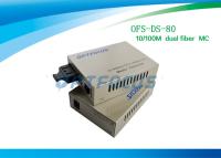 China 10/100M Ethernet Dual Fiber Media Converter 1310nm 80km SC External Power for sale