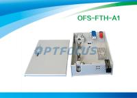 China FTTH Mini Fiber Optic Terminal Box 6 Fiber Pigtails 3 SC FC ST Adapters for sale
