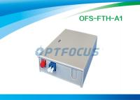 China FTTH Mini Fiber Optic Terminal Box 6 Fiber Pigtails 3 SC FC ST Adapters for sale