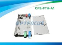 China Wall Mount Fiber Termination Box Lightweight FTTH 6 Fiber LC PC Patch Cord for sale