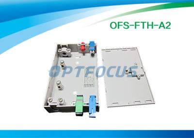 China Wall Mount Fiber Termination Box Lightweight FTTH 6 Fiber LC PC Patch Cord for sale