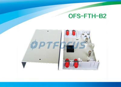 China Mini Fiber Termination Box 6 Pigtail LC Plastic 152x107x31 mm FTTx for sale