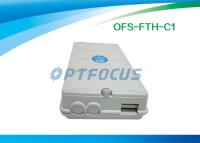 China Desktop Optical Fiber Termination Box 6 Core Splice Tray 12 Pigtail Ø16mm for sale